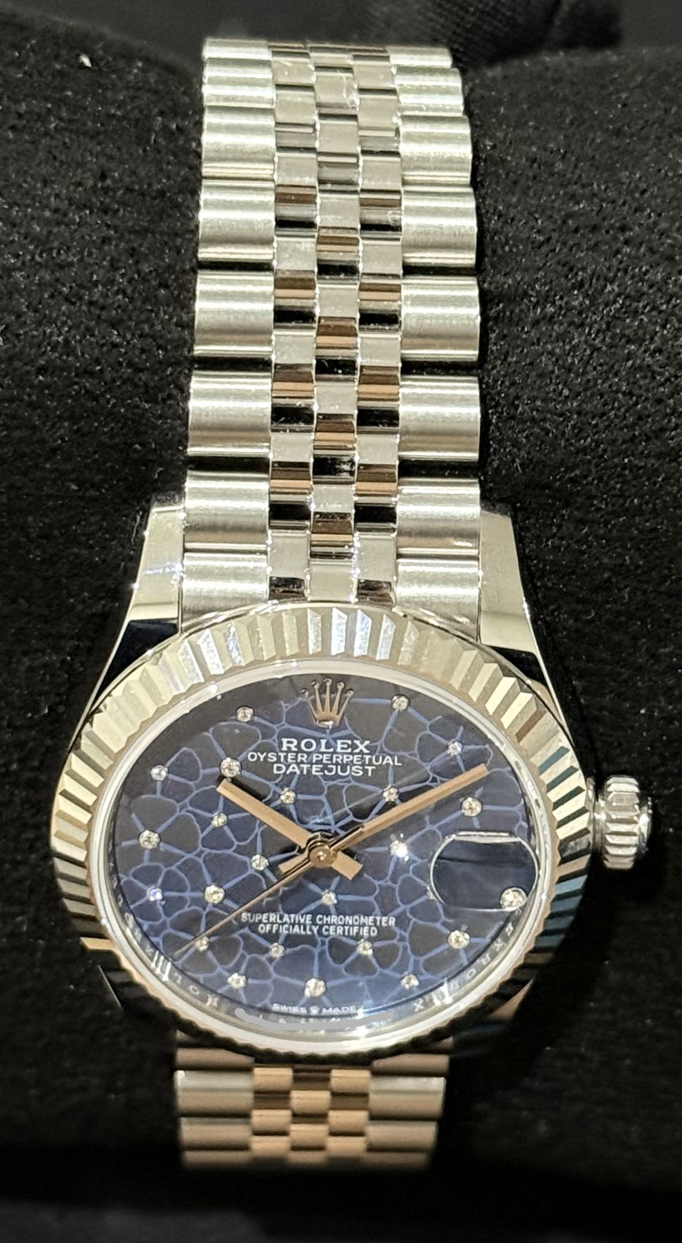 Rolex Datejust 31 Blue Floral Motif Dial Jubilee 278274 | 2024 | 31mm ...
